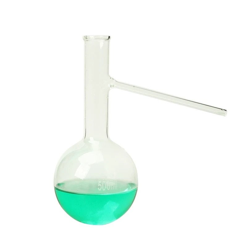 Flask with branch Distillation apparatus flask with ground glass joint ...