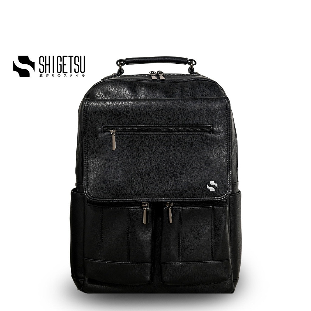 Shigetsu Leather Backpack Collection for Men Bag for School | Shopee ...