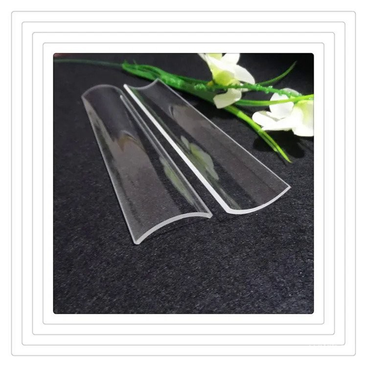 Customized Heat Resistance Semi-Cylindrical Glass Half Round arc quartz ...