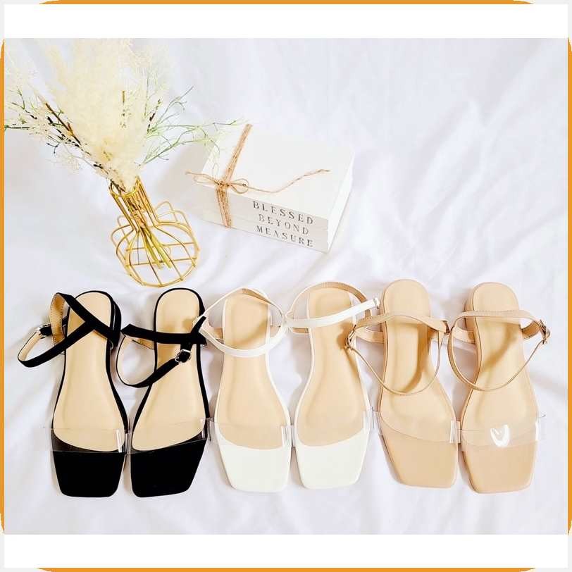 Love[uT%Barefoot#CR)Gina}L)鉁Clear}e)strap}S)1inch}Na*Block}rH)Heels ...
