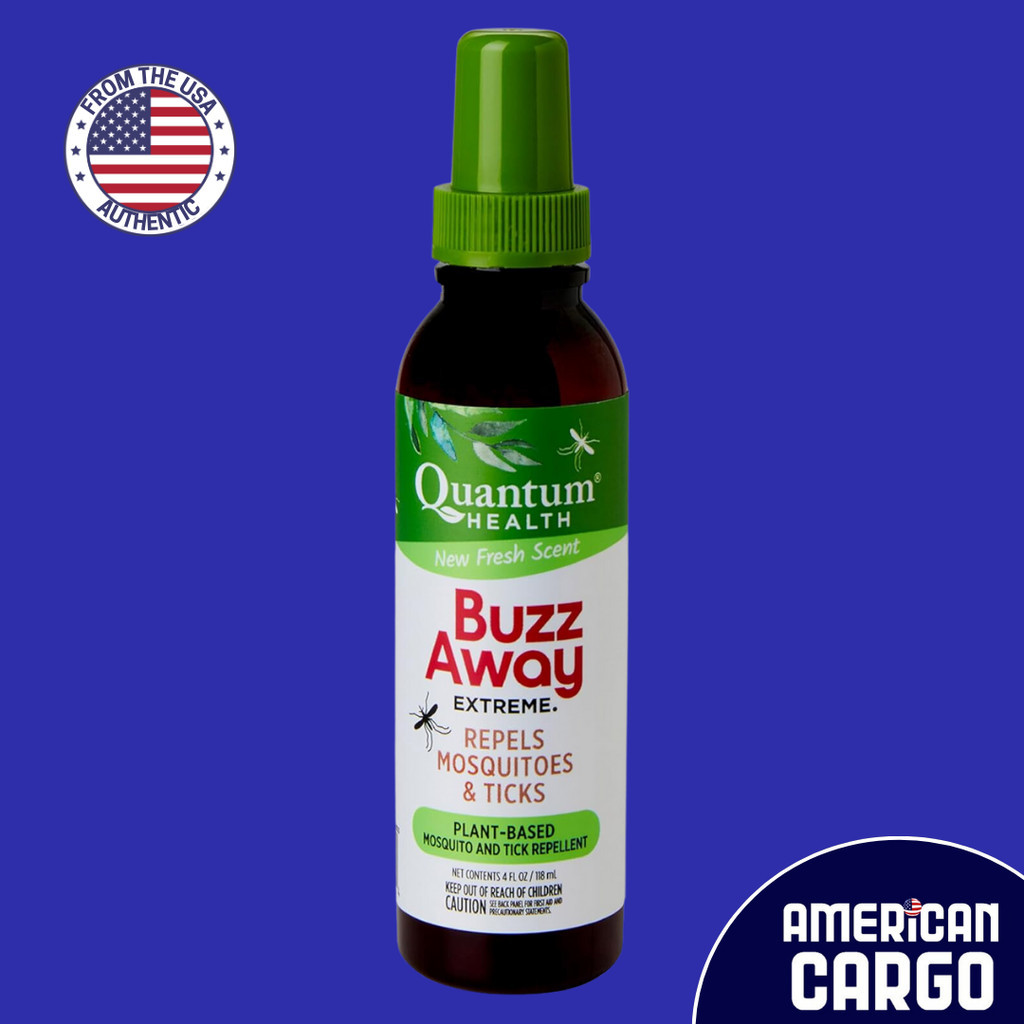 Quantum Health Buzz Away Extreme Plant Based Insect Repellent, Fresh ...