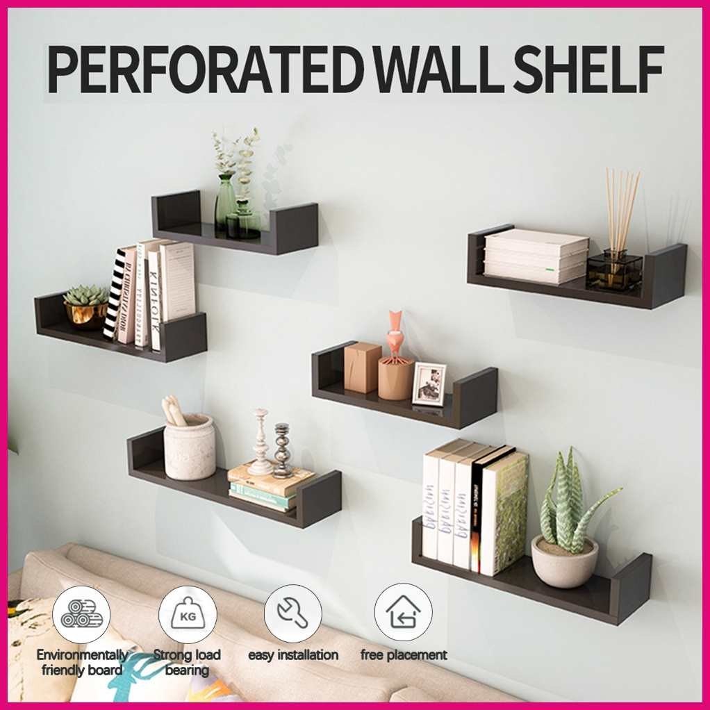 3PCS/set|h-Floating'm}Wall$hB^Shelf/vr^Storage/Cv^Rack/IB^Wall/rj ...