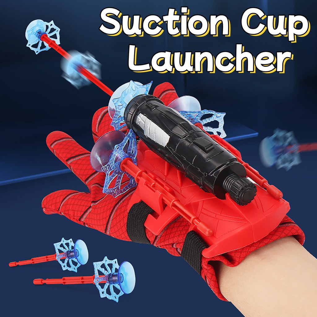 spiderman glove web shooter dart blaster cosplay launcher toy wrist ...