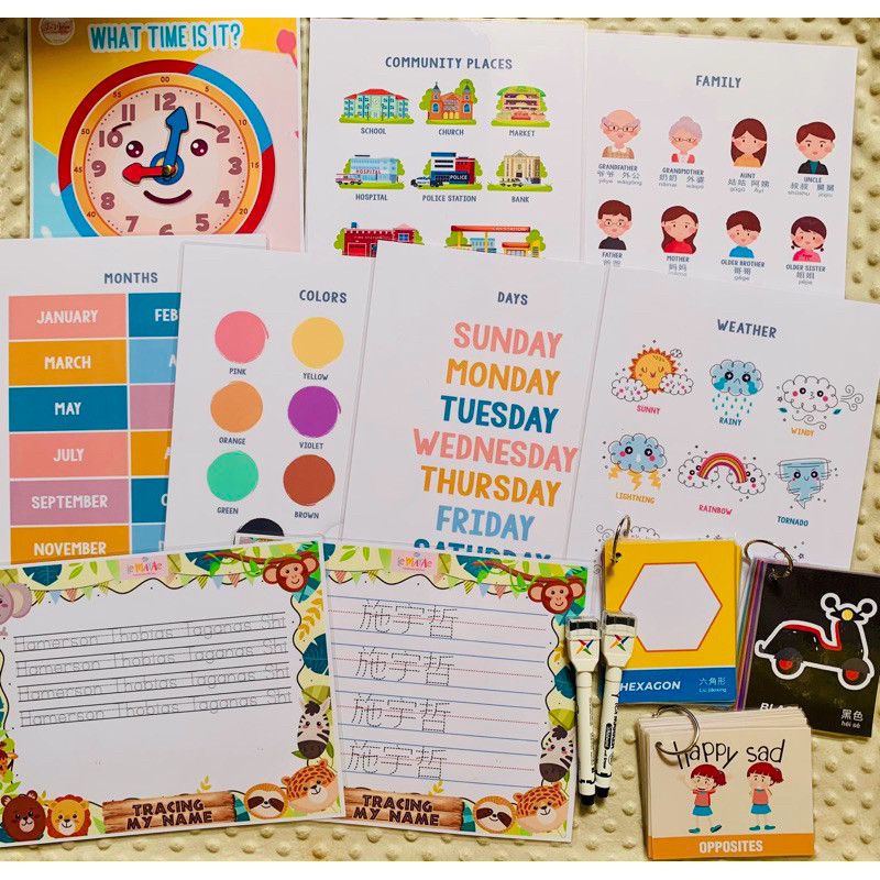 Laminated&v_Flashcardss}CHINESE[v{Mandarin{H