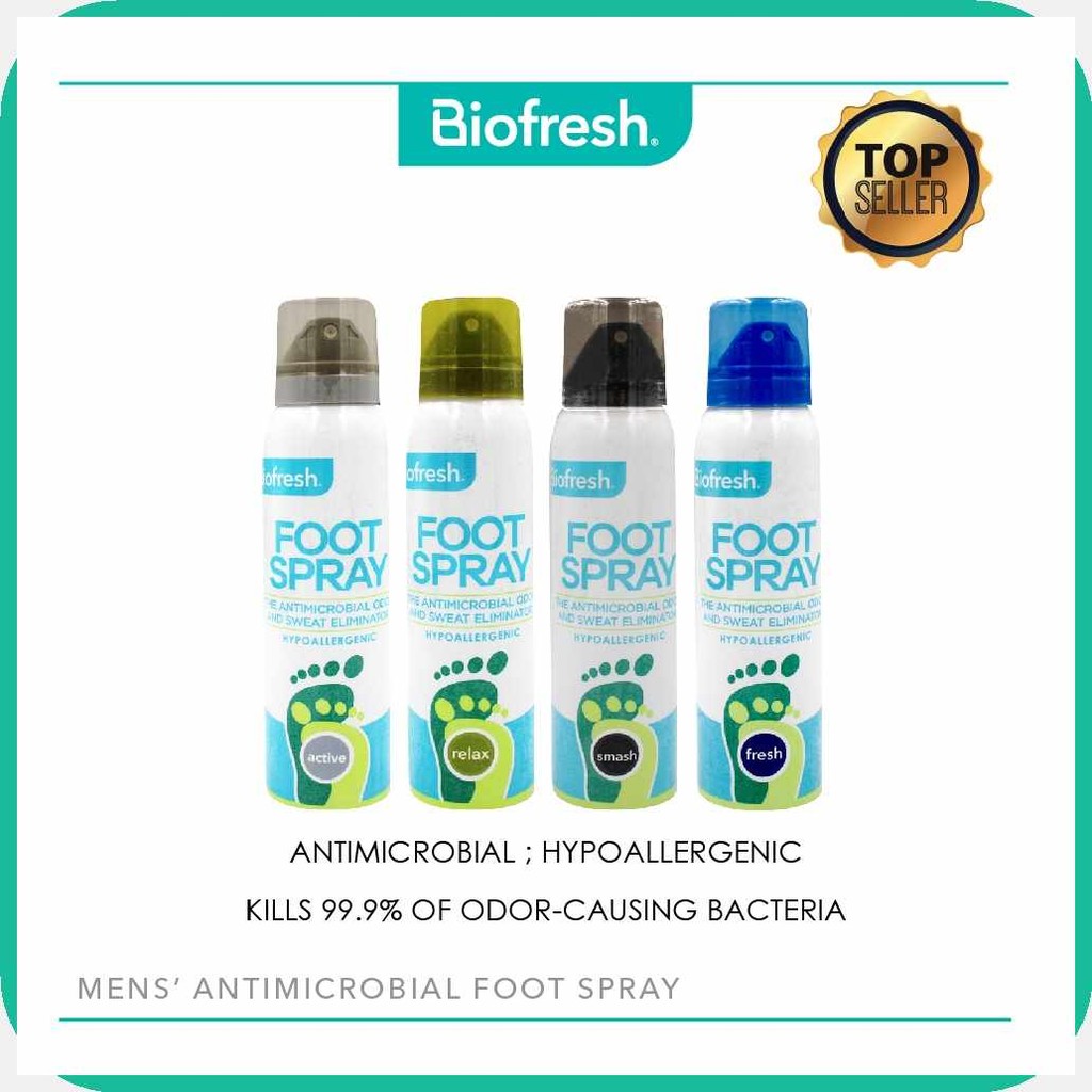 Biofresh-I-BMFSS01:KR{Men'sm-AntimicrobialF-Footr-SprayB-1L-pc | Shopee ...