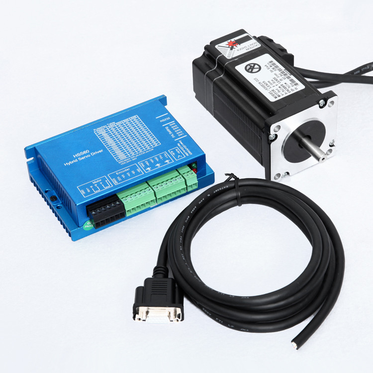 3Nm Nema 24 Closed Loop Stepper Motor With Nema24 Hybrid Servo Driver Controller Cnc Kit ...