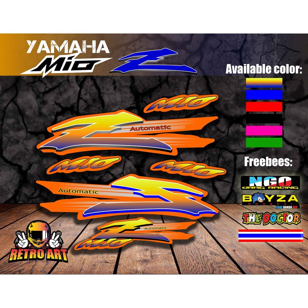 YAMAHA MIO Z DECALS/ THAI STICKER | Shopee Philippines
