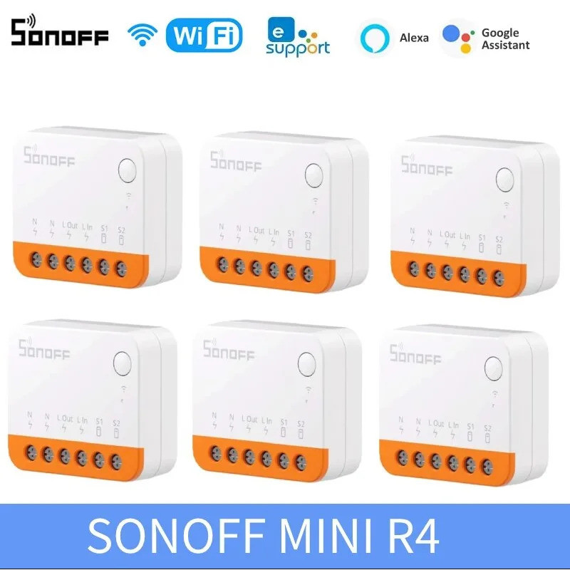 SONOFF MINI R4 Wifi Switch Module Wi-Fi 2 Way Switch Smart Home Module ...