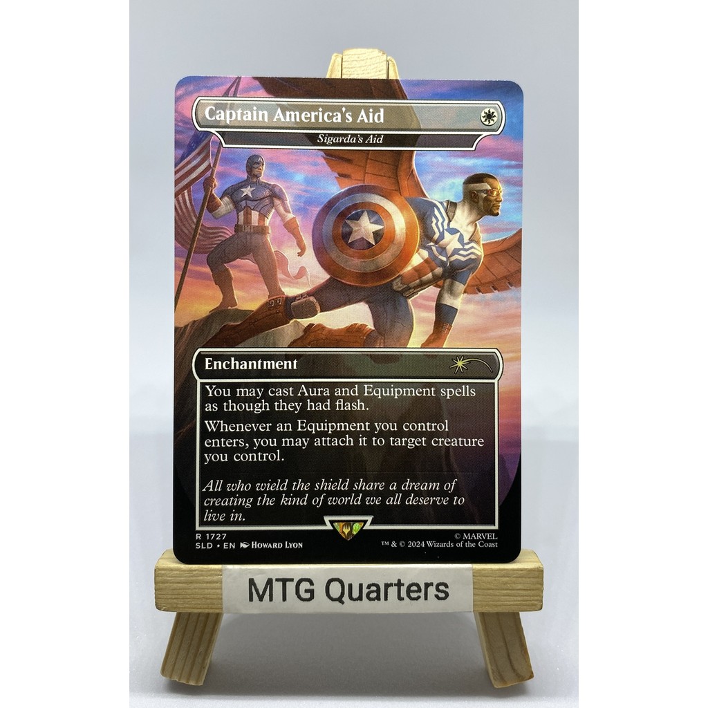 Pr0xy Card - Sigarda's Aid (Captain America's Aid) | Secret Lair Drop ...