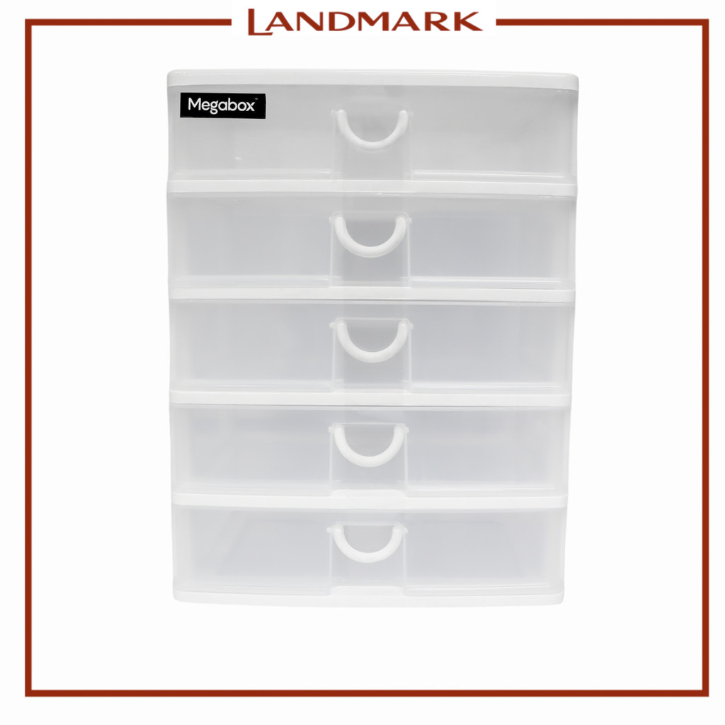 Megabox 5-Layered Medium Mini Drawer 34.5 x 25.5 x 40cm (MG-168S-5L ...