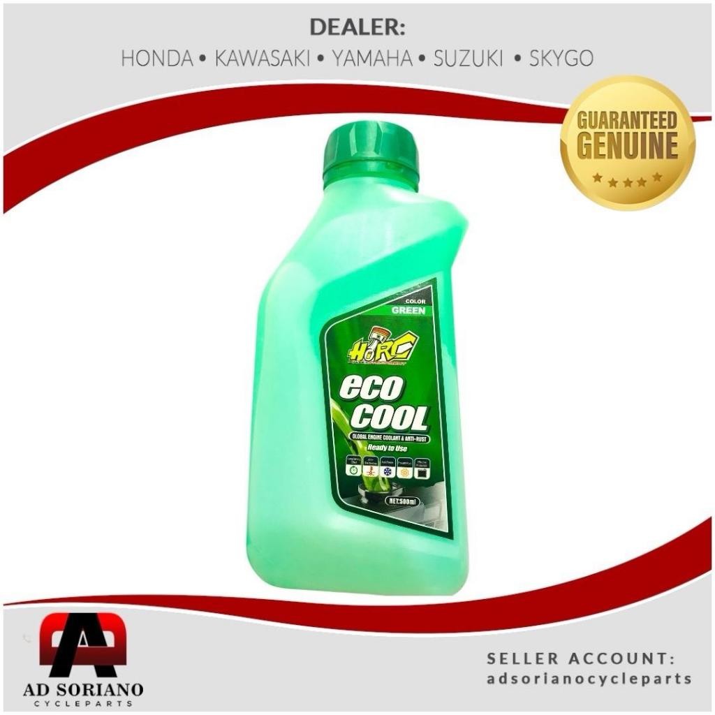 HIRC ECO COOL GLOBAL ENGINE COOLANT AND ANTI -RUST GREEN 500ml | Shopee ...