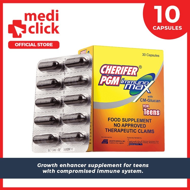 Cherifer PGM Immunomax - 10 CAPSULES | Shopee Philippines