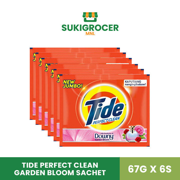 Tide Perfect Clean Garden Bloom Sachet 67G x 6s | Shopee Philippines