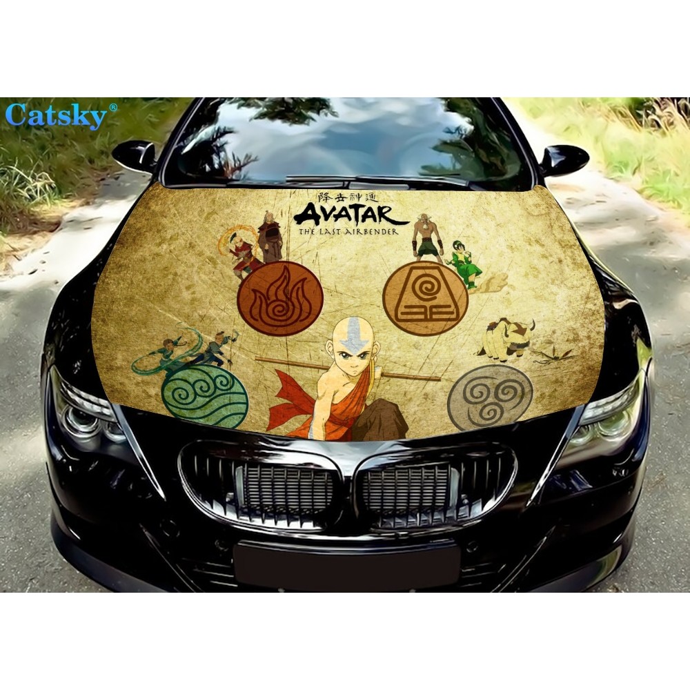 the last airbender Car stickers engine hood stickers auto parts custom ...