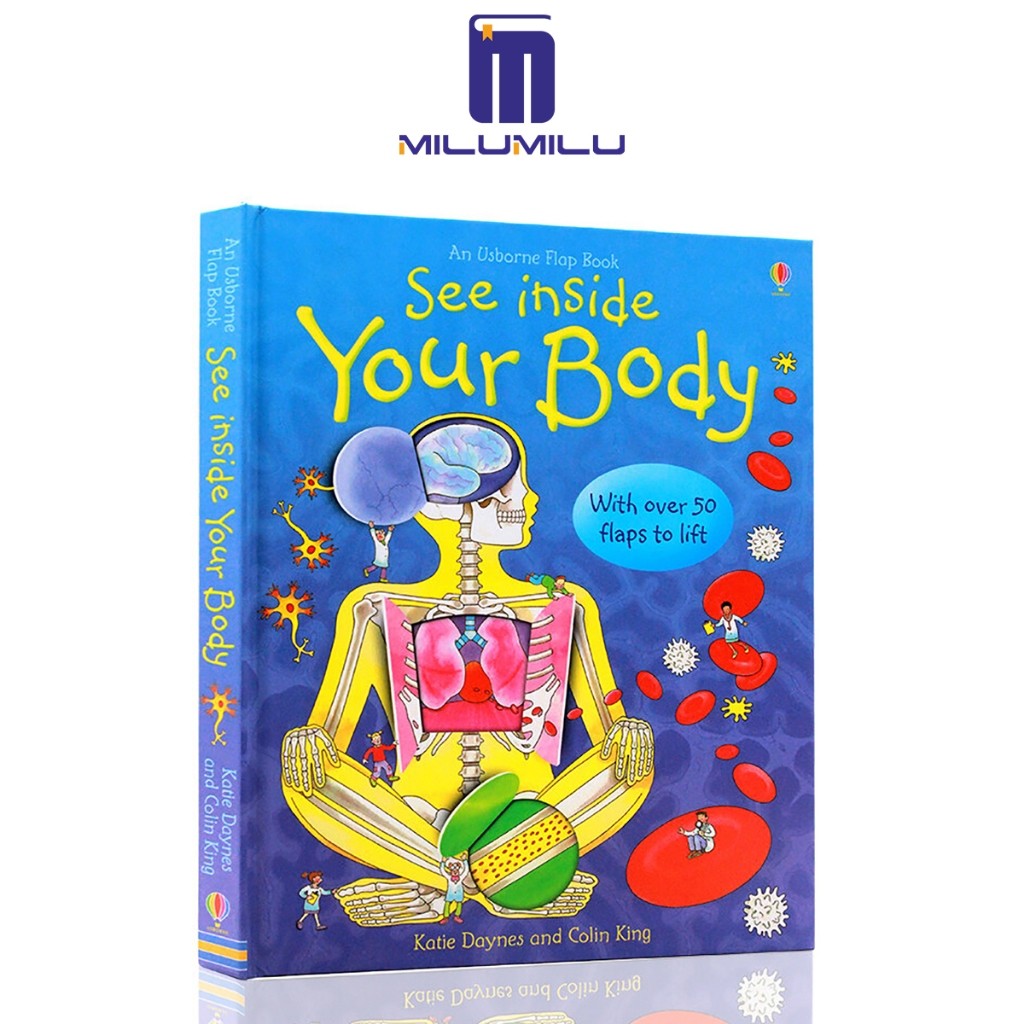 milumilu Usborne Original Children Popular Science Books See Inside Your Body Board Book ...