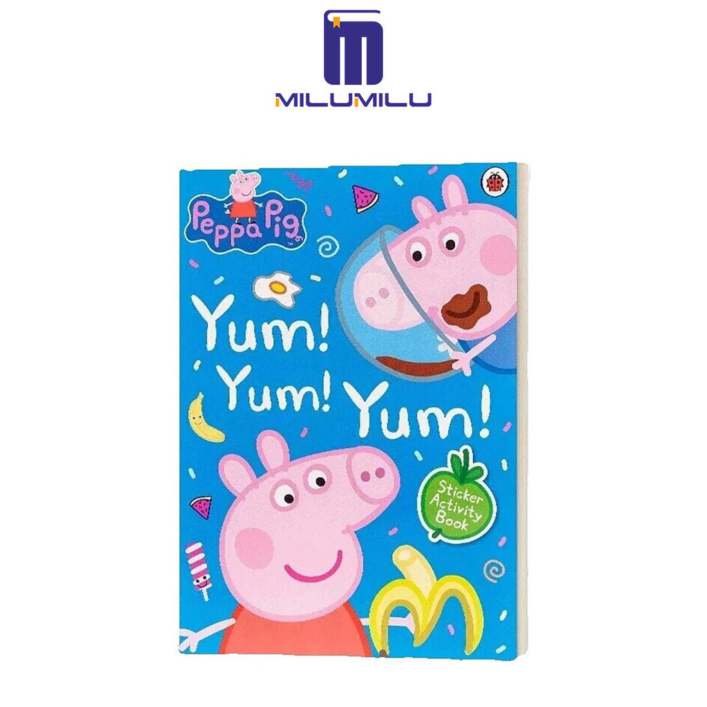 milumilu Picture Book Peppa Pig Yum Yum Yum Sticker Activity Book ...