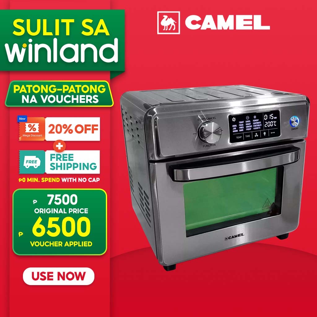 Camel by Winland Air Fryer Oven 22L/1780W Digital with Stainless ...