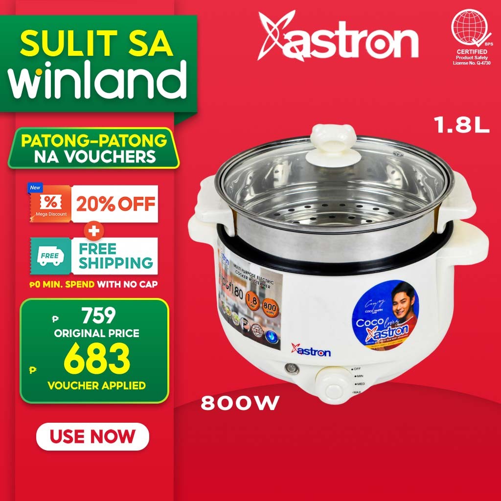 Astron by Winland Non-stick electric Multifunctional household Cooker ...