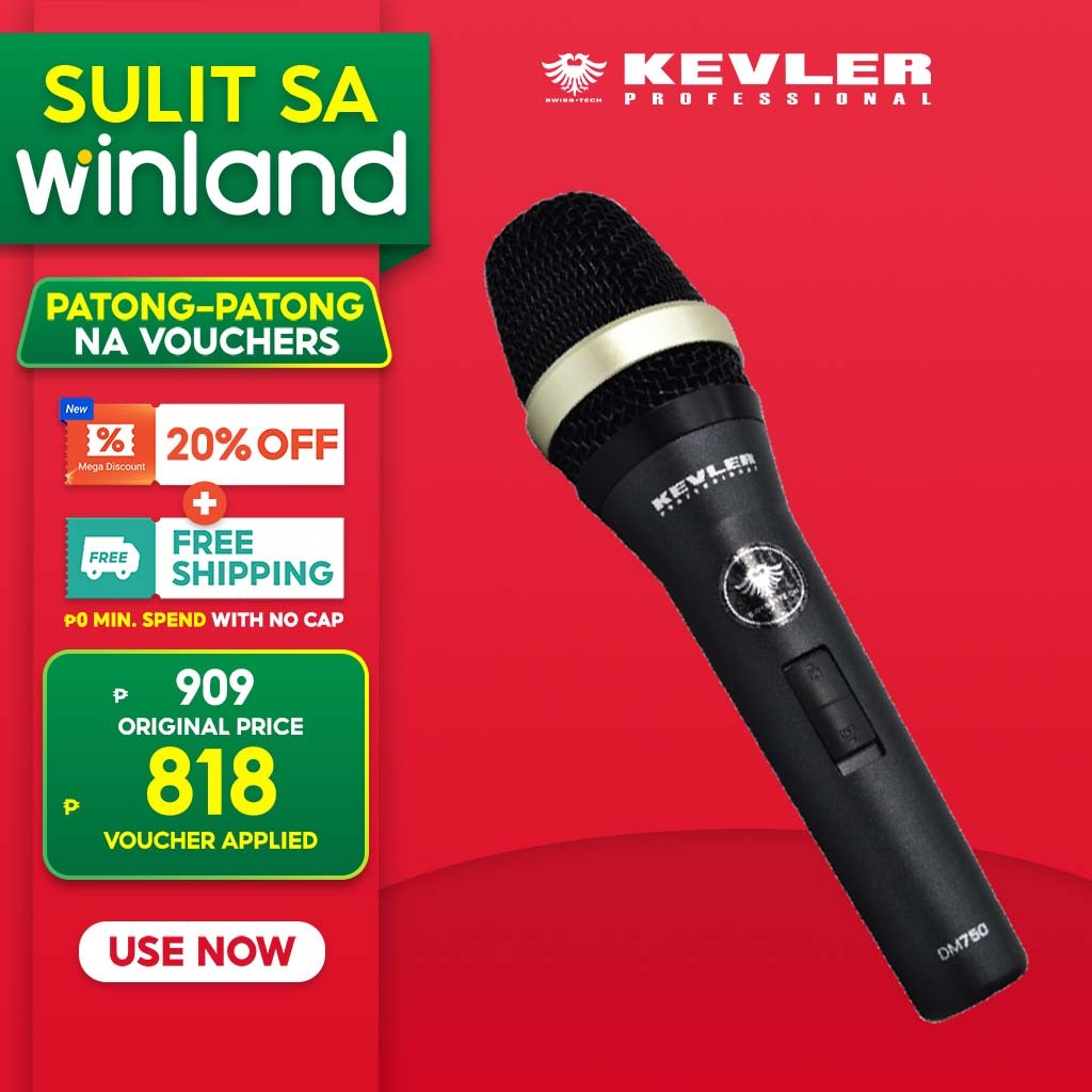 Kevler by Winland DM750 Precision Crafted Dynamic Microphone Mic for ...