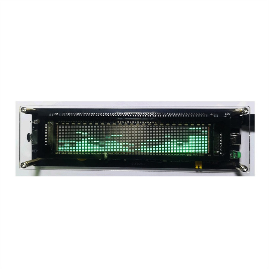 ♥VFD2517 Audio Spectrum Analyzer VFD Sound Level Meter VU Meter Screen ...