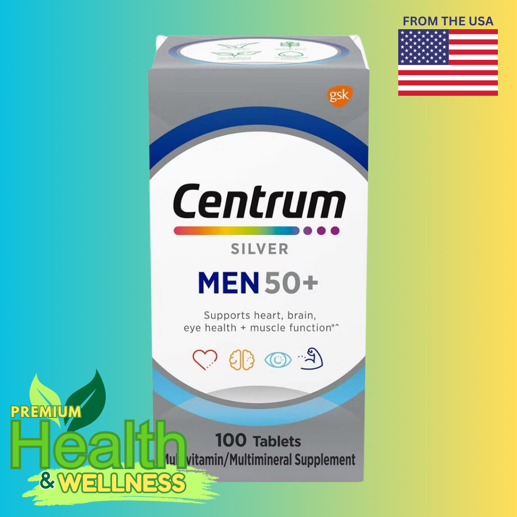 Centrum Silver Men 50+ Multivitamin, 100 Tablets | Shopee Philippines