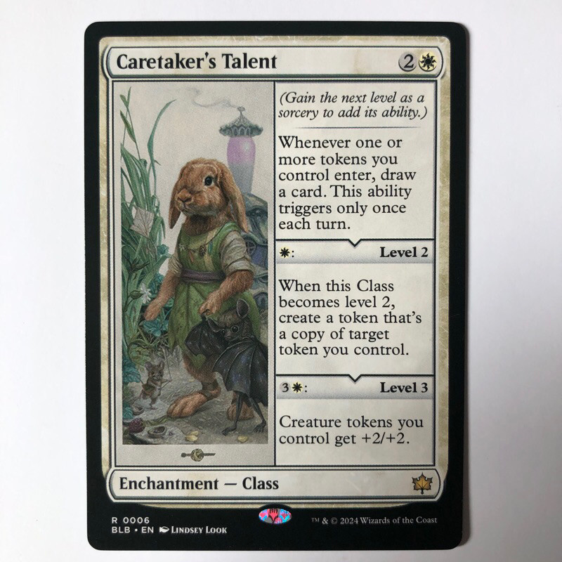 Playtest Card - Caretaker’s Talent (BLB) | Shopee Philippines
