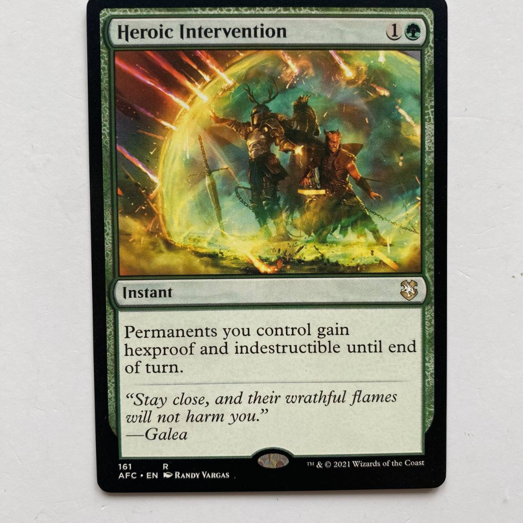 Playtest Card - Heroic Intervention (AFC) | Shopee Philippines