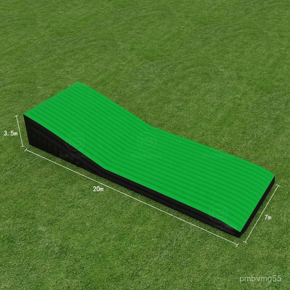 Loading Ramp Inflatable Stunt Jump Soft Landing Fmx Bmx Mountain Bike ...