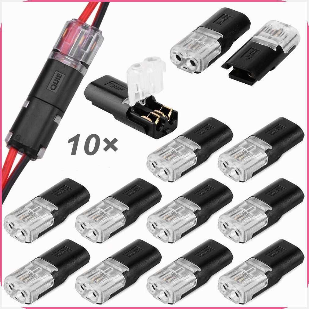 10pcs)oF~2pin[i#Pluggable}eb>Wire)wk>Connector)Lp>Quick)uE>Splice)PY ...