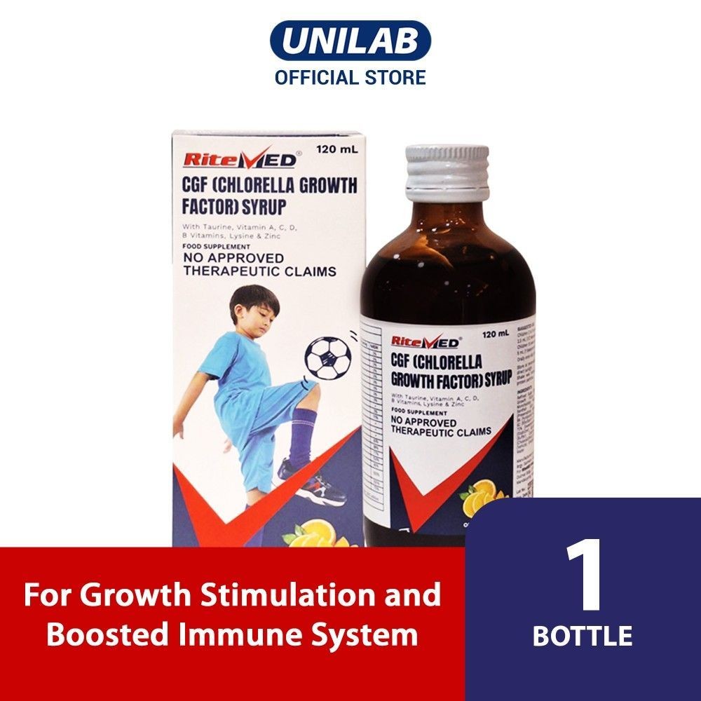 Unilab - RiteMED Multivitamins + Chlorella Growth Factor Syrup 120mL 1 ...