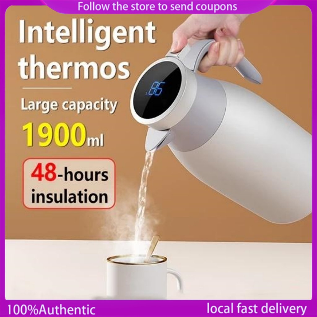 1.9L Thermal flasks containers Tumbler hot and cold 48 hours ...