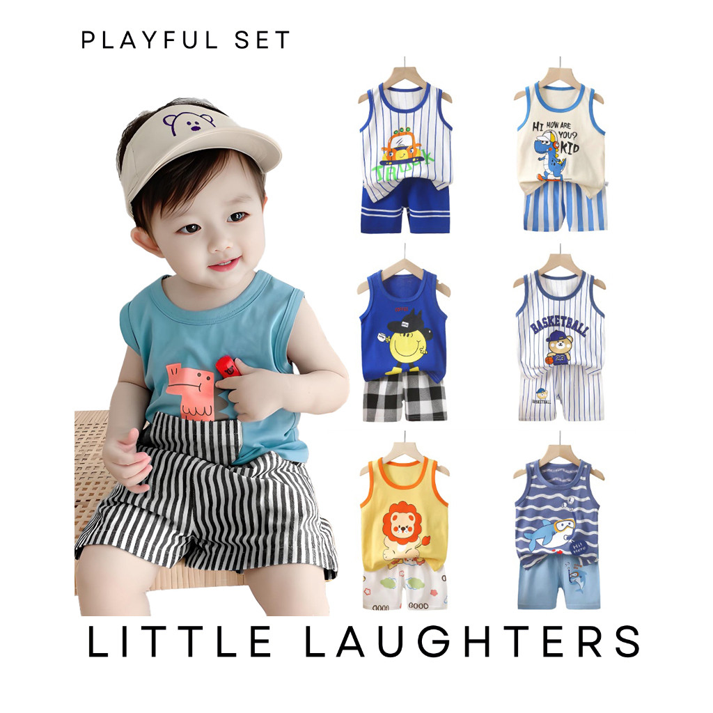 Boys Shirt Suits Baby Polo Terno Clothes 0-5 Years Child Print Shirt ...