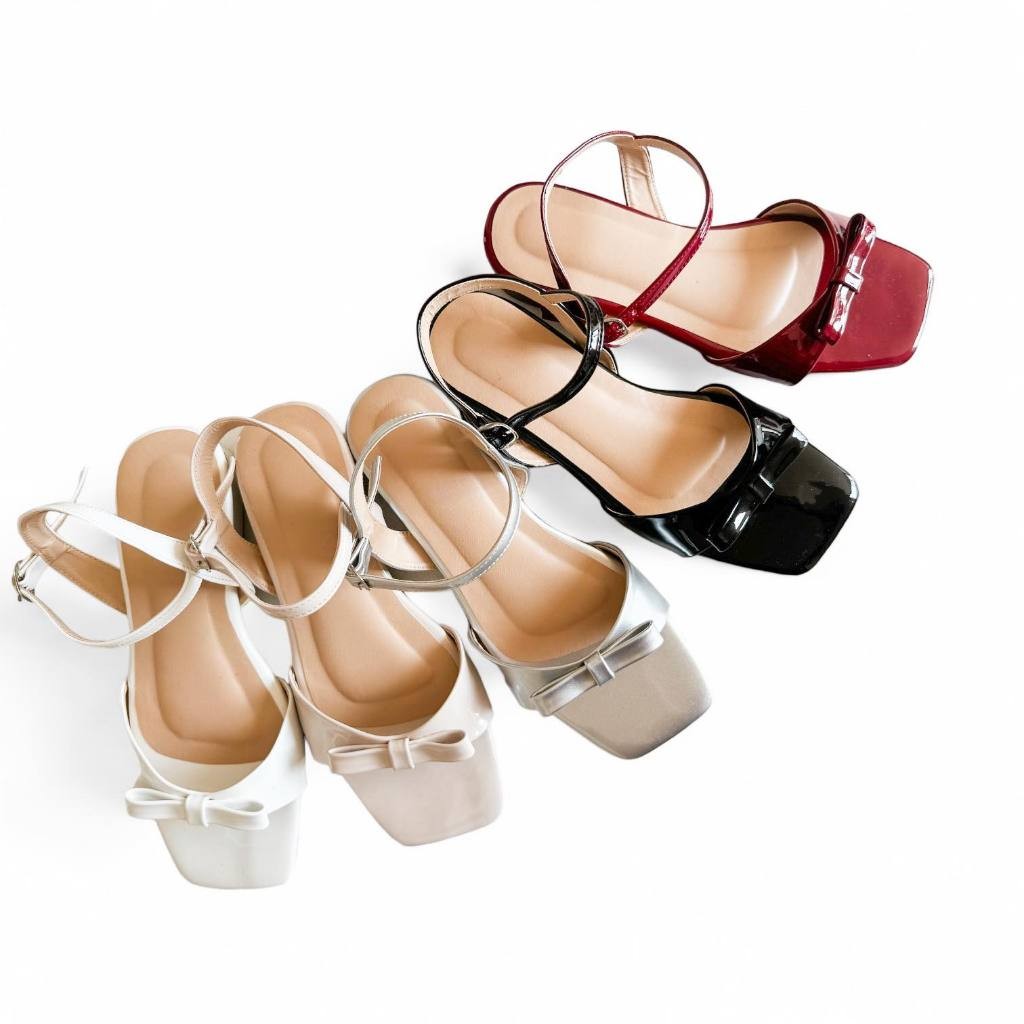 BERRY EMMA Patent Elegant Minimalist Fashion Ribbon Design Strap 1 Inch ...