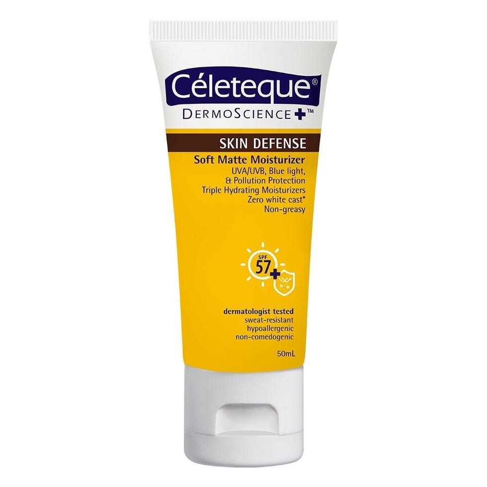 Celeteque Soft Matte Moisturizer SPF57 Skin Defense 50ml | Shopee ...