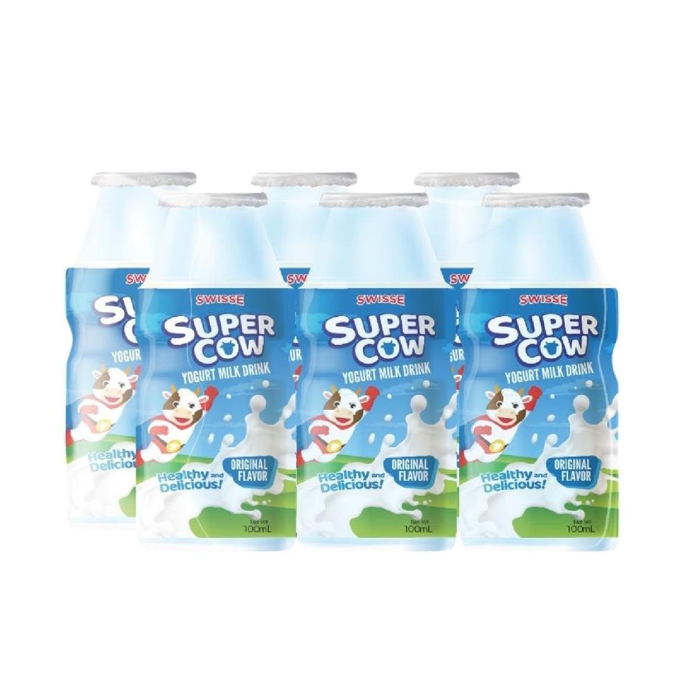 Swisse Supercow Yogurt Milk Drink Original Flavor 100mlx6s | Shopee ...