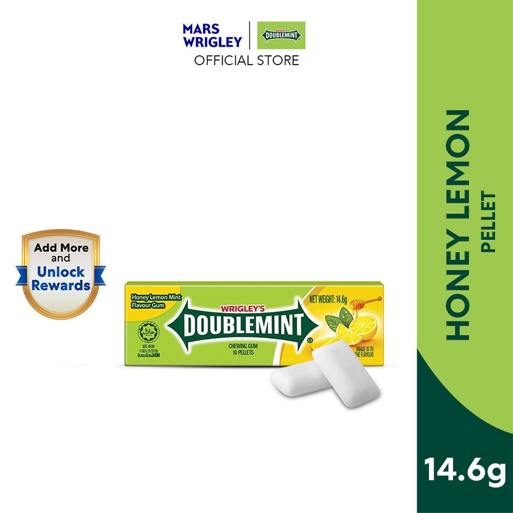 Doublemint Honey Lemon Pellet 10s | Best-selling Bubble Gum | Shopee ...