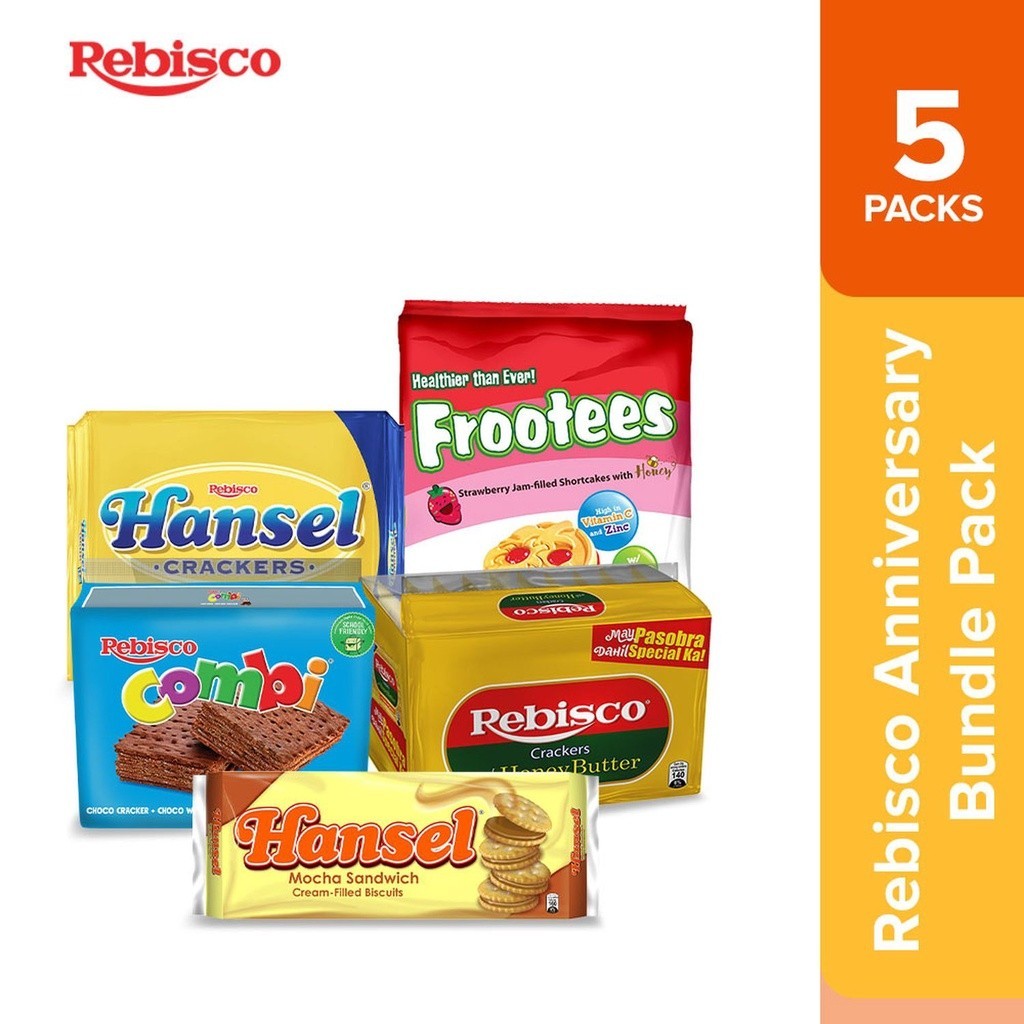Rebisco Anniversary Bundle 2 (Pack of 5) | Shopee Philippines