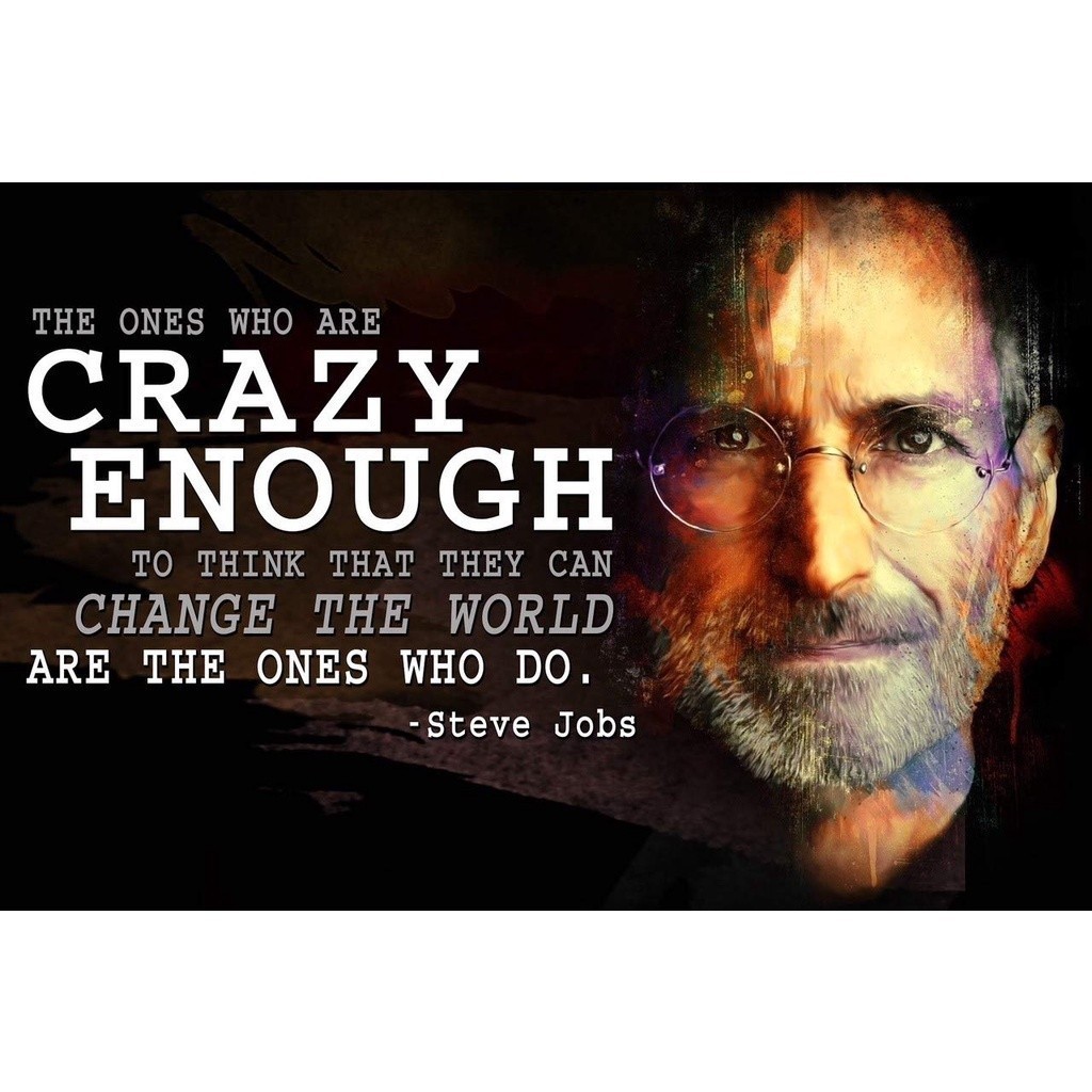 Motivational Classroom Poster Steve Jobs Growth Mindset Apple Computer ...