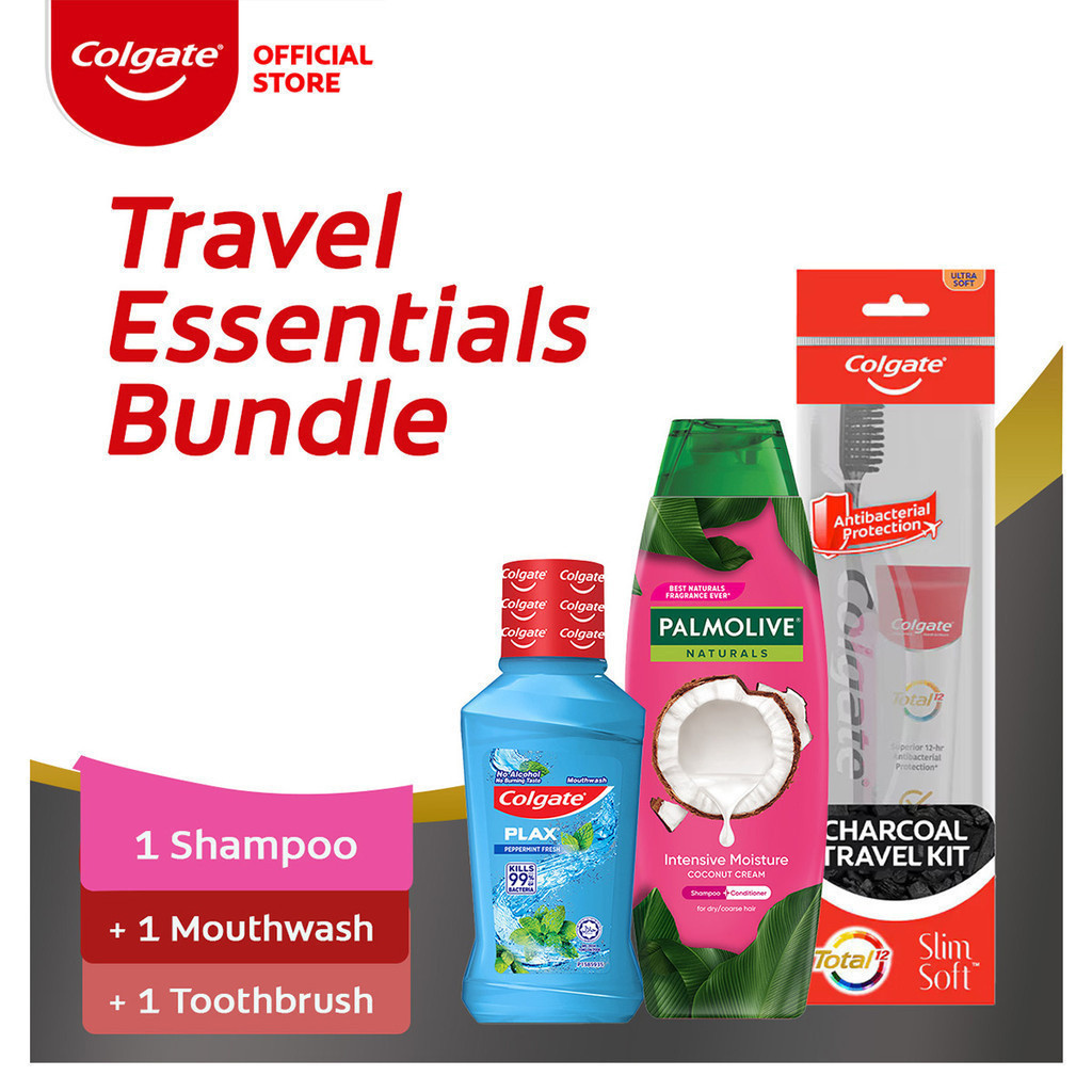 Colgate-Palmolive Travel Essentials Bundle | Shopee Philippines