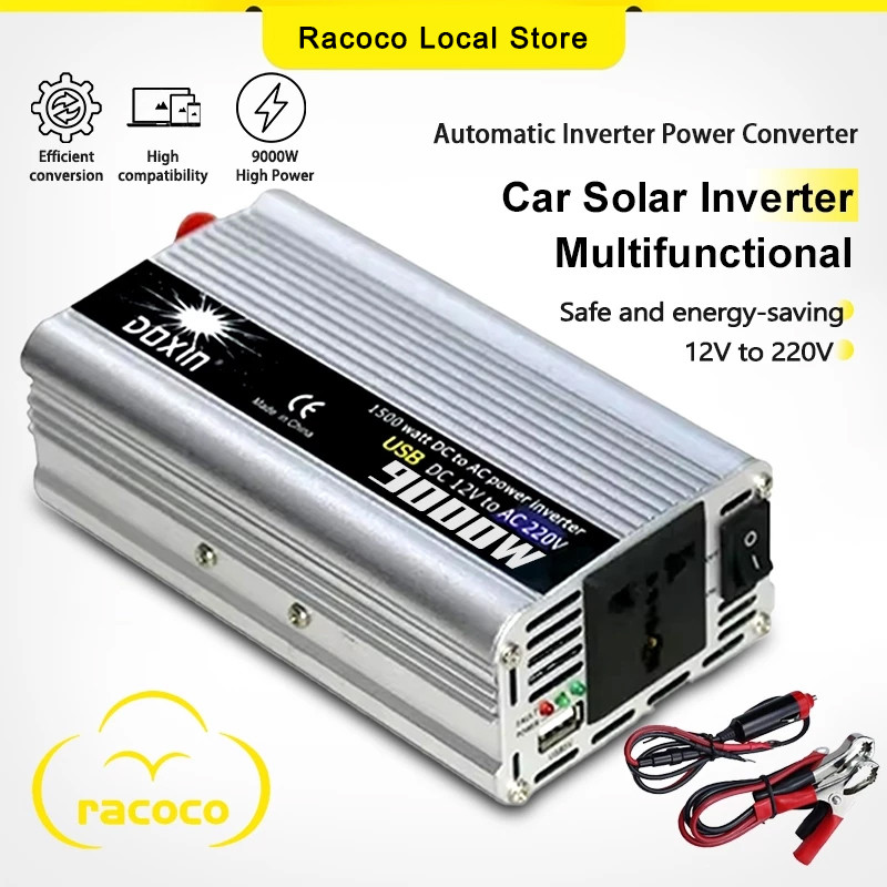 Car Solar Power Inverter 9000W Power Inverter Car Home Solar Converter ...