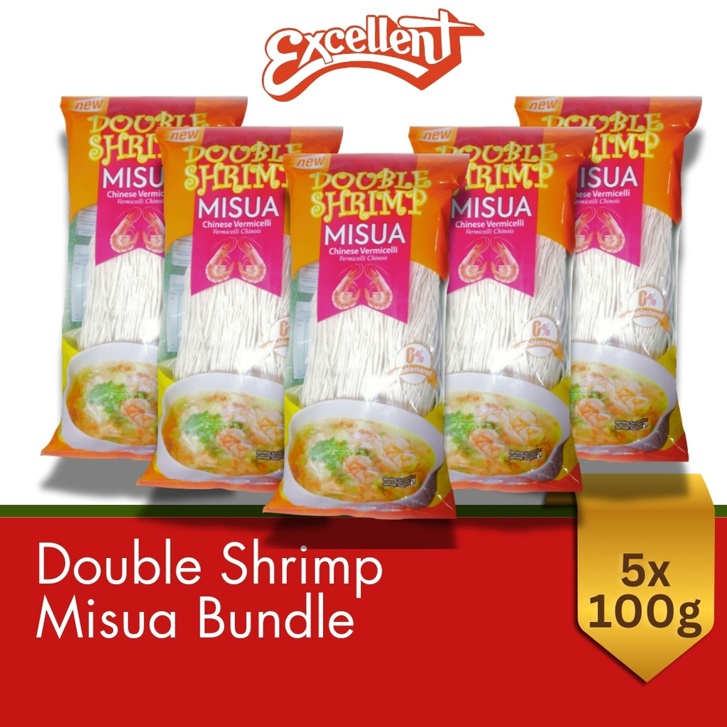 [Bundle of 5] Double Shrimp Misua 100g | Shopee Philippines