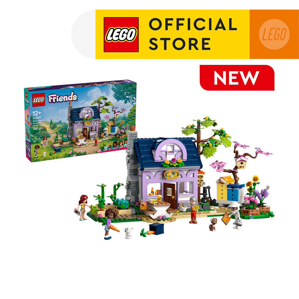 LEGO® Friends 42669 Beekeepers' House and Flower Garden, Age 12 ...