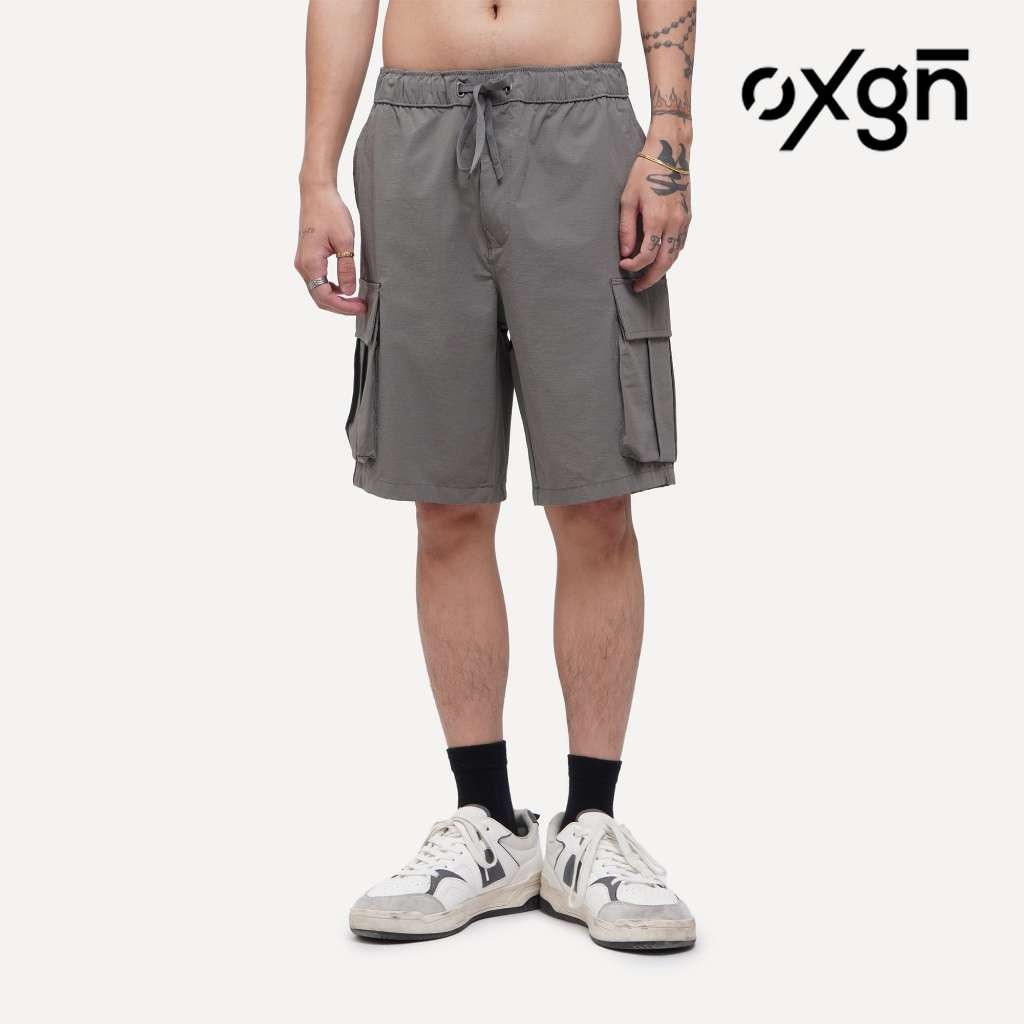 OXGN Cargo Shorts For Men (Gray/Khaki/Navy Blue) | Shopee Philippines