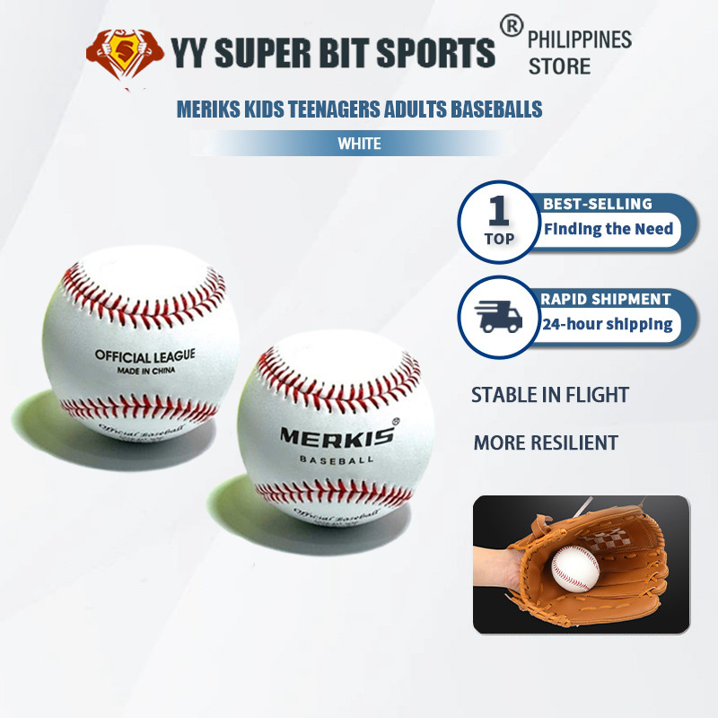 MERKIS Baseball Hard&Soft 9-inch Junior Sports Practice Baseball ...