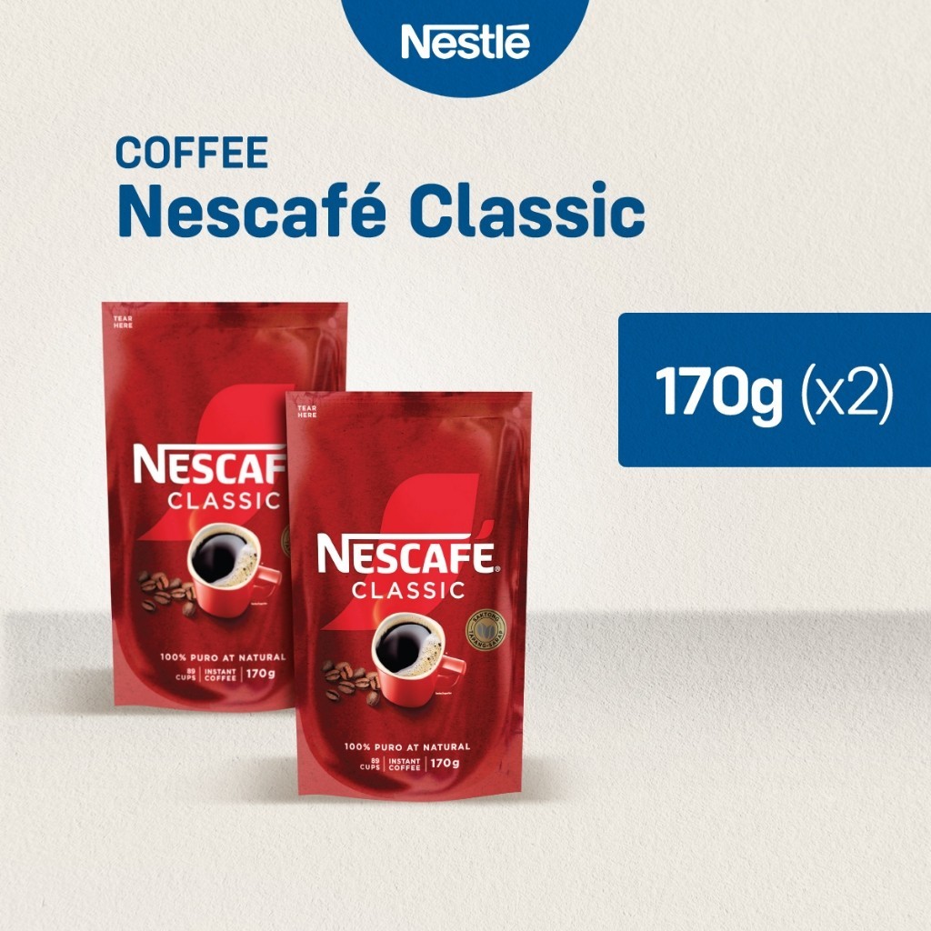 Nescafe Classic Instant Coffee 170g - Pack of 2 | Shopee Philippines