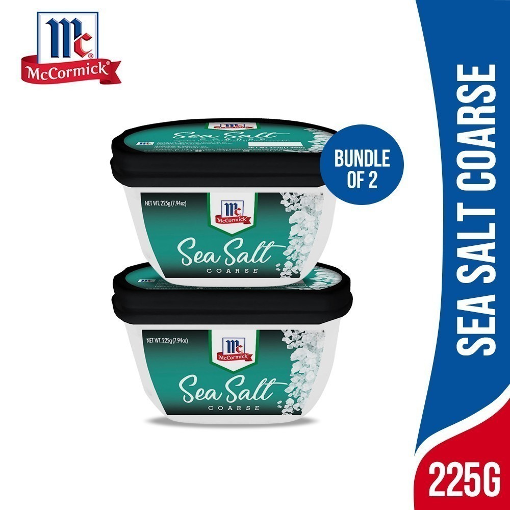 McCormick Sea Salt Coarse 225g - Bundle of 2 | Shopee Philippines