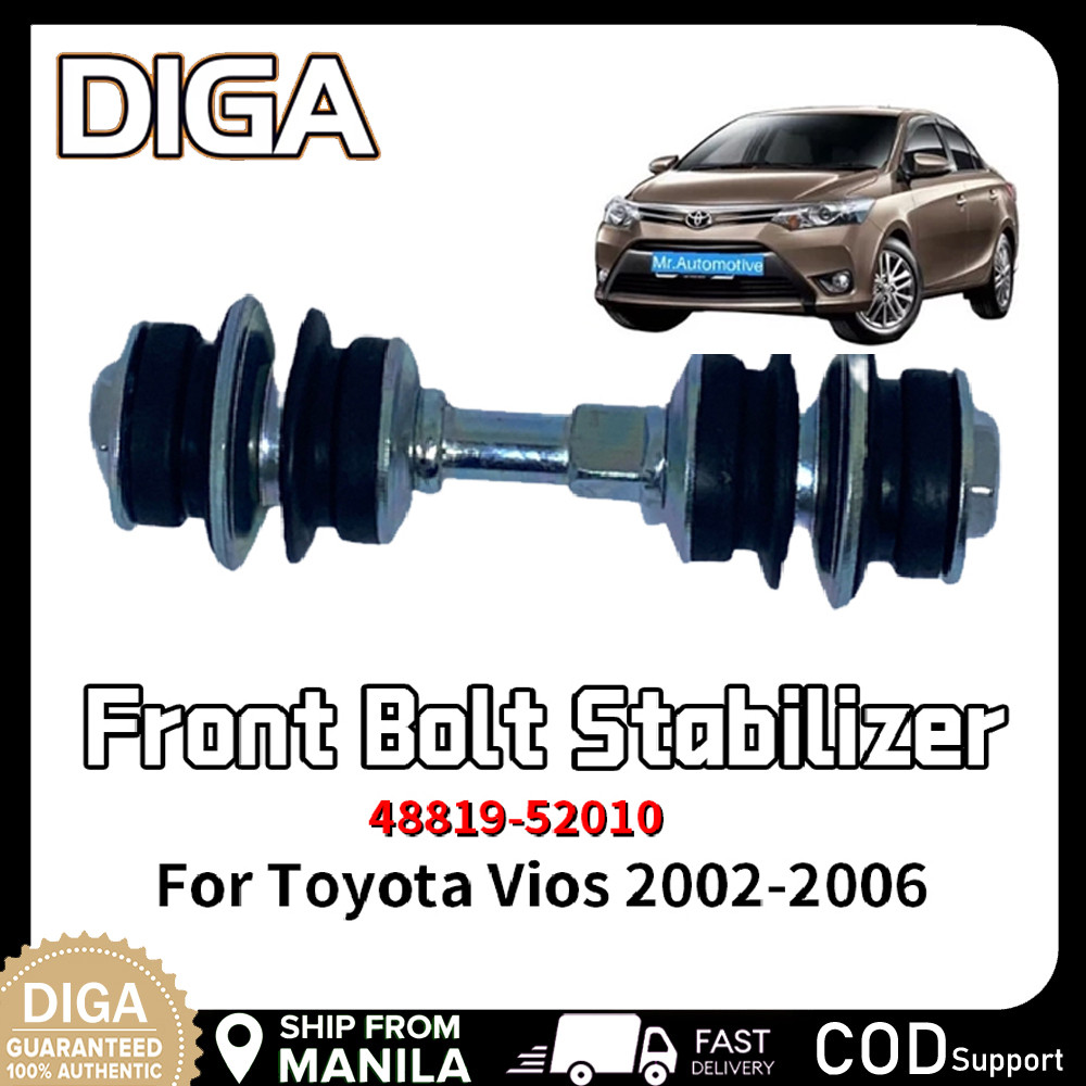 (2pcs)Toyota Vios 2002-2006 Robin Front Stabilizer Link Kit (48819 ...