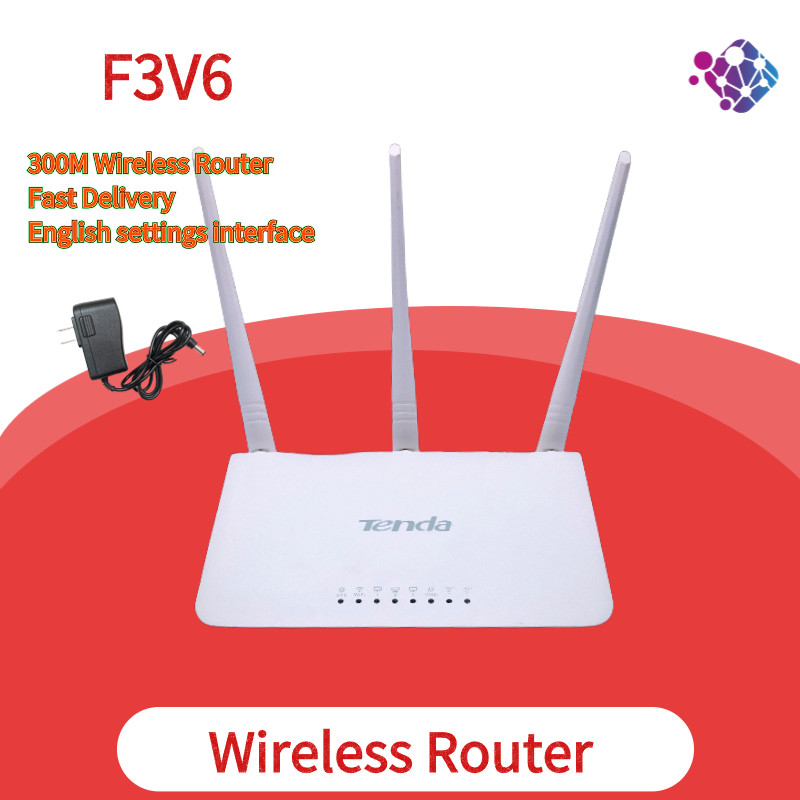 Used F3 Version6 300Mbps Wireless Router English Version WIFI(Contains ...