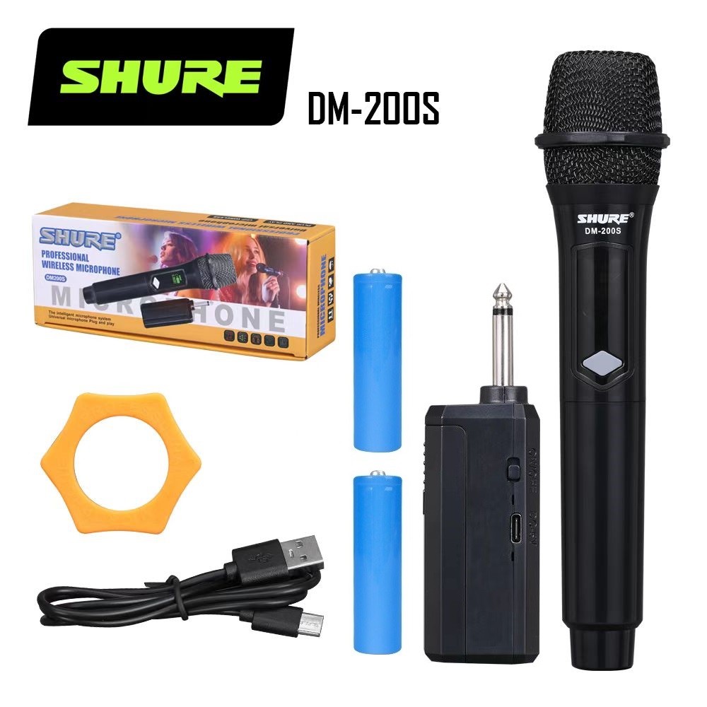 HUAYU Wireless Microphone DM-2000S UHF charging microphone 18650 ...