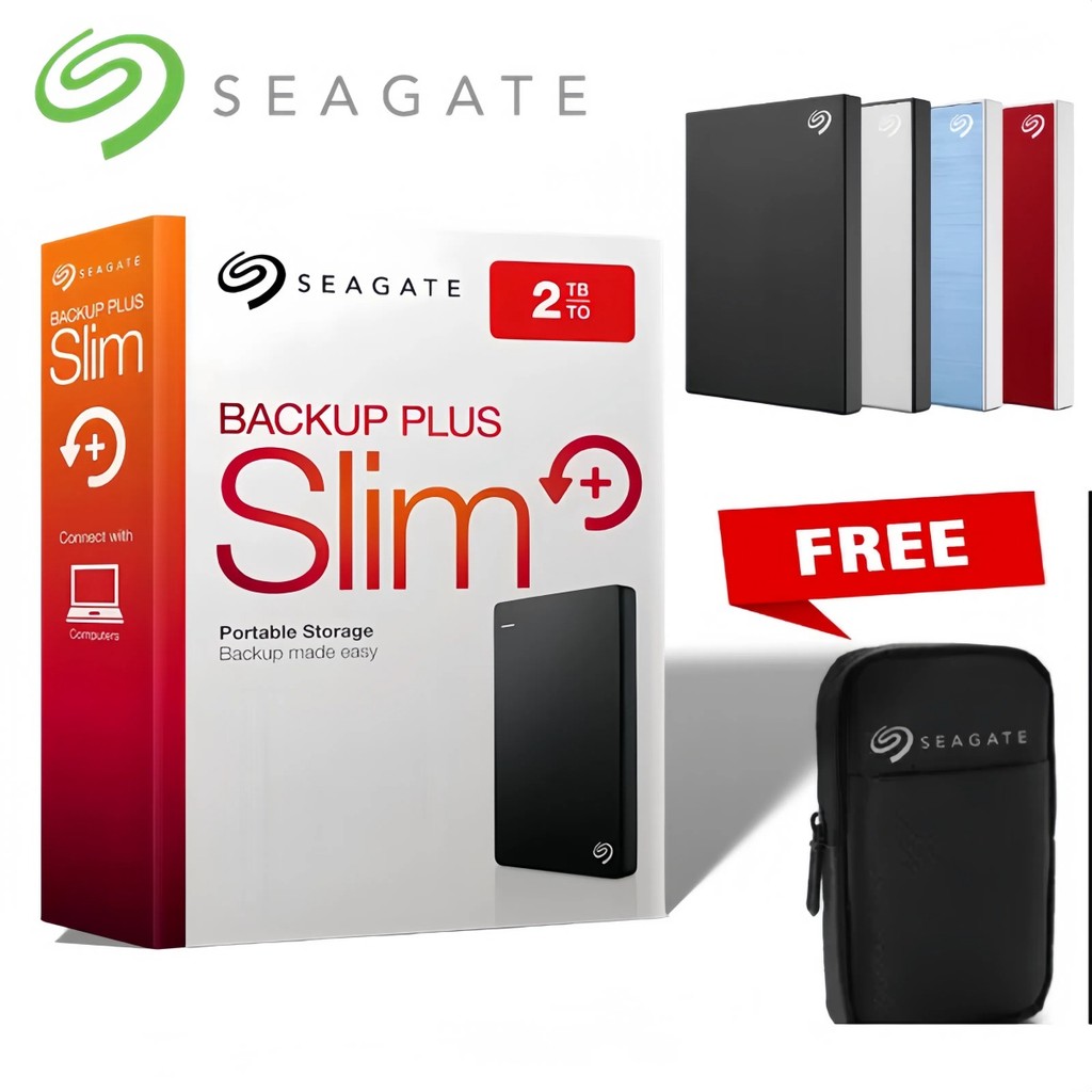 Seagate Hard Drive External 1TB 2TB HDD USB 3.0 Large Capacity One ...